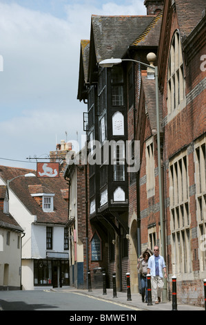 Lewes town centre view in East Sussex Stock Photo - Alamy