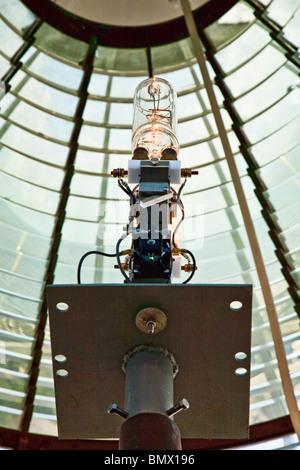 First Order Fresnel Lens in museum at Point Arena Lighthouse on the ...