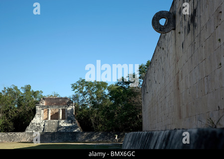 Ancient Mayan Soccer and Basketball Stadium At The Archaeological Site ...