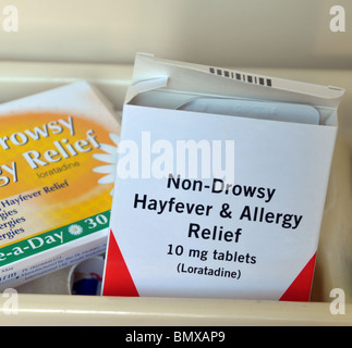 Hayfever and Allergy Tablets Stock Photo - Alamy
