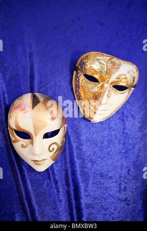 Two masks, comedy and tragedy face masks Stock Photo - Alamy