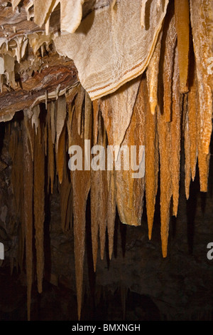 Stalactites in a karst cave Stock Photo - Alamy