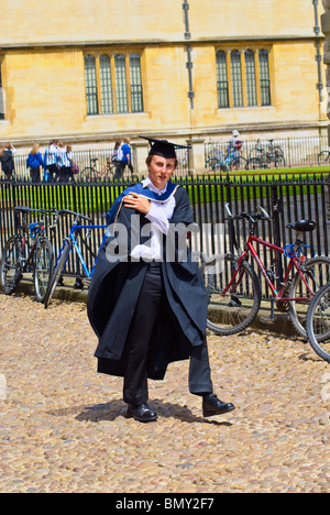 Oxford University student dressed in formal subfusc attire Stock Photo ...