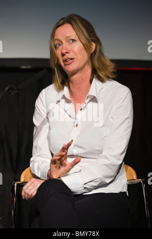 Justine Roberts, founder of Mumsnet speaks at Hay Frestival, Wales ...