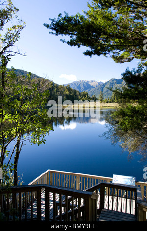 Lake Matheson, Westland, South Island, New Zealand Stock Photo - Alamy