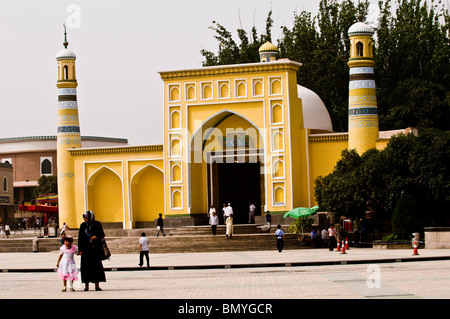 Minaret, Uyghur Muslim Old City, Silk Road, Kashgar, Xinjiang, China ...