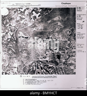 Chatham - Kent 15th August 1940 Shipyards Luftwaffe Aerial Image Stock ...