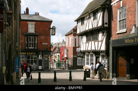 Exchequer Gate, in the medieval part of Lincoln close to the impressive ...