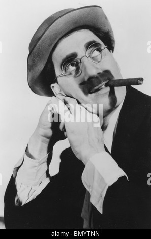JULIUS "Groucho" MARX (1890-1977) American comedian and one of the Marx ...