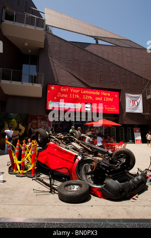 Car Crash prop to promote a movie at Madame Tussaud's Wax Museum ...