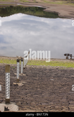 Calf Hey Reservoir and Dam, Haslingden, Rossendale, Lancashire, UK. Old ...