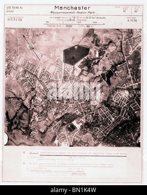 Aerial image of Heaton Park Manchester on a spring day Stock Photo - Alamy