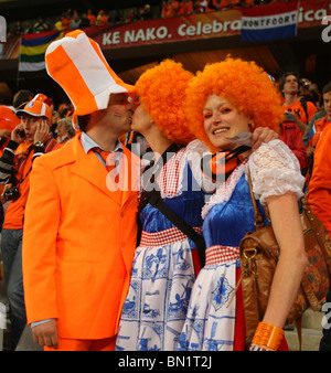 DUTCH FANS CAMEROON V NETHERLANDS GREEN POINT STADIUM CAPE TOWN SOUTH ...
