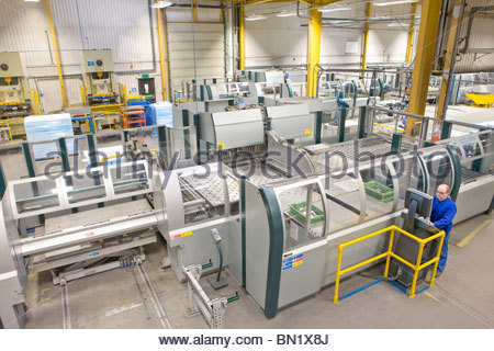 computer controlled automated manufacturing process, industrial robot ...