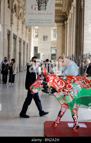 Cow parade, Rome Italy Stock Photo - Alamy