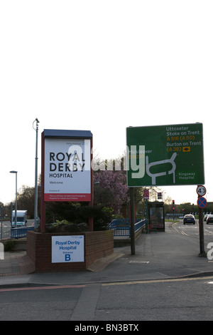Derby City Sign Post Stock Photo - Alamy