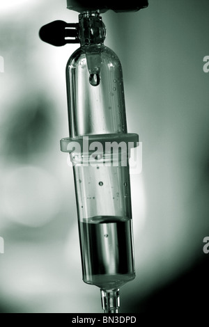 Drip and drip chamber, close-up Stock Photo - Alamy