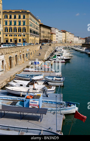 Livorno Harbour, Tuscany, Italy Stock Photo - Alamy