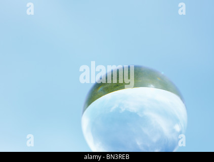Sphere under blue sky Stock Photo - Alamy