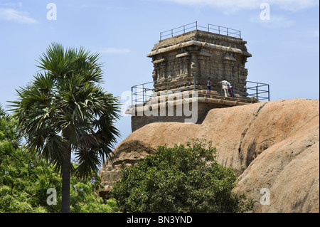 India Tamil Nadu Mamallapuram the Adivaraha Cave temple Stock Photo - Alamy