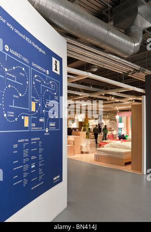 Entrance of Ikea Nottingham, the Swedish retail furniture shop ...