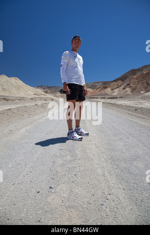Portrait of Darren Fortney, competitor in the Badwater Ultramarathon ...