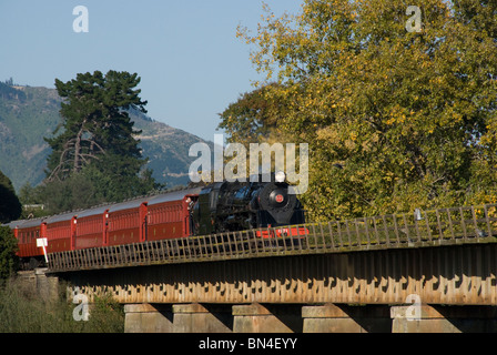 Ja Class Steam Locomotive, New Zealand Government Railways, near Levin ...