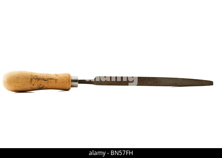 three sided file with white background Stock Photo - Alamy