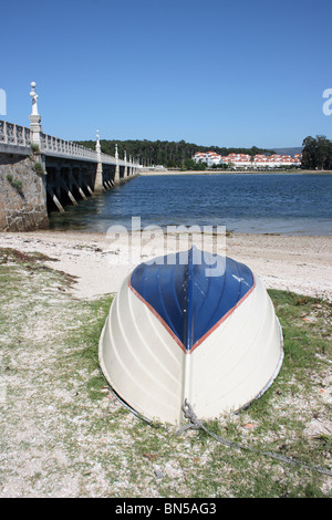 Beach on La Toja, (A Toxa in Galego) Island, Rias Bajas, Pontevedra ...