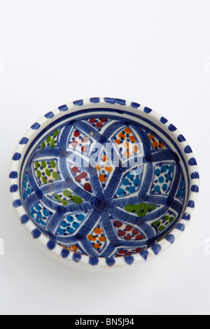 Traditional patterned Berber pottery produced in the village of ...