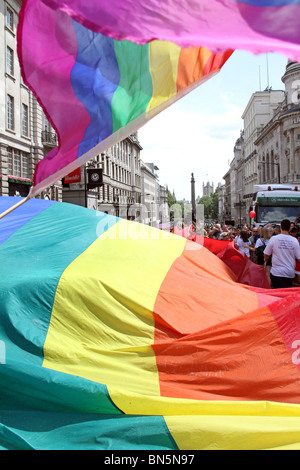 Pride Flags in Regent Street Stock Photo - Alamy