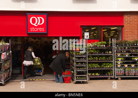 The QD stores shop store in Beccles , Suffolk , England , Britain , Uk ...