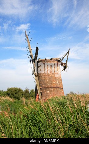 The remains of Brograve Mill on the Norfolk Broads Stock Photo - Alamy