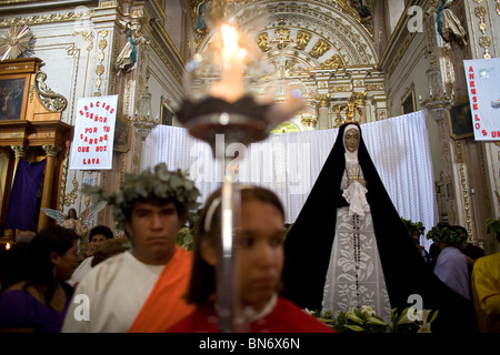 Holy week procession in Oaxaca city Mexico Stock Photo - Alamy