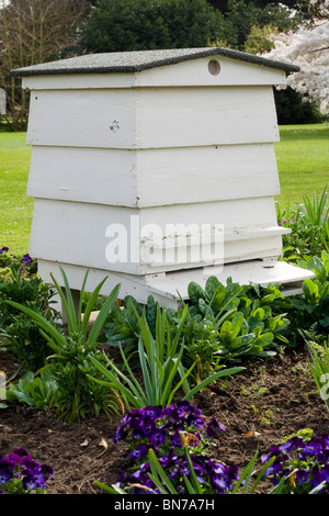 Rest house for bees, hive for bees Stock Photo - Alamy