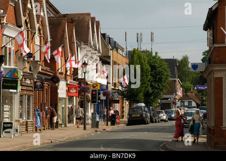 High Street, Cobham, Surrey, England, United Kingdom Stock Photo ...