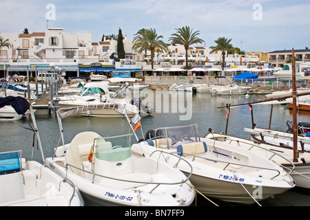 Marina at Cala'n Bosch, Menorca, Balearics, Spain Stock Photo - Alamy