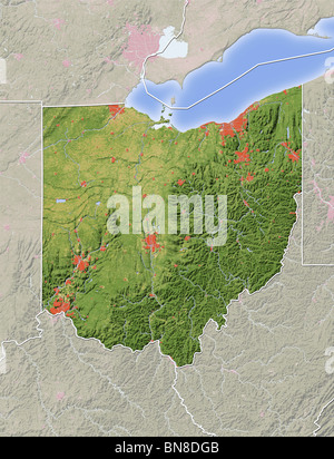 map of ohio Stock Photo - Alamy