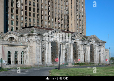 Old train station, Cork Town, Detroit, MI USA 2010, by Carol Stock ...