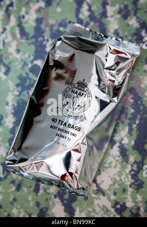 Naafi Break tea sold to raise money for Help for Heroes fund Stock ...