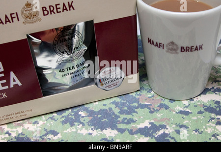 Naafi Break tea sold to raise money for Help for Heroes fund Stock ...