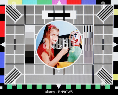 BBC Test Card Stock Photo - Alamy