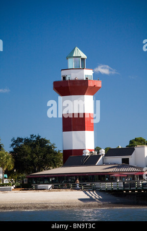HARBORTOWN LIGHTHOUSE HILTON HEAD ISLAND SOUTH CAROLINA USA Stock Photo ...