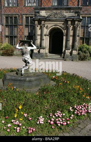 Arley Hall & Gardens, England. Arley Hall main staircase decorated for ...