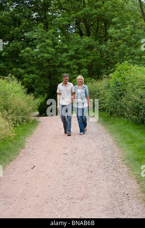 couple on a walk Stock Photo - Alamy