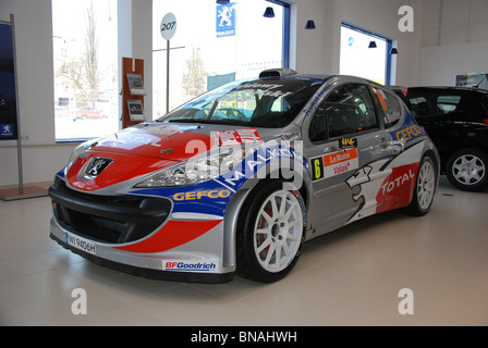 Peugeot 207 S2000 - Bryan Bouffier rally car - exterior Stock Photo - Alamy