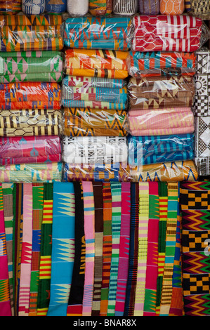 Africa, Ghana, Accra. Accra Textile & Handicraft Market. Typical ...