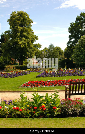 Caldecott Park in summer, Rugby, Warwickshire, England, UK Stock Photo ...