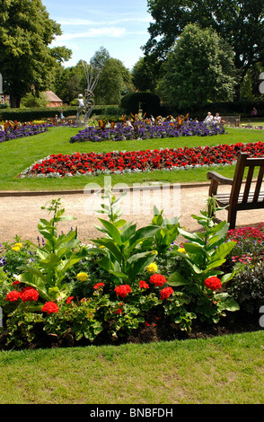 Caldecott Park in summer, Rugby, Warwickshire, England, UK Stock Photo ...