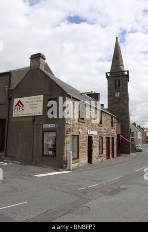 Strathmiglo street scene Scotland July 2010 Stock Photo - Alamy